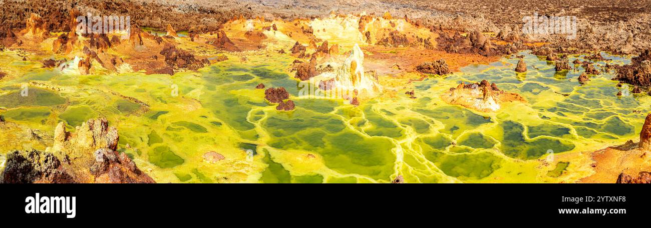 The surreal volcanic landscape of Dallol in the Danakil Depression ...