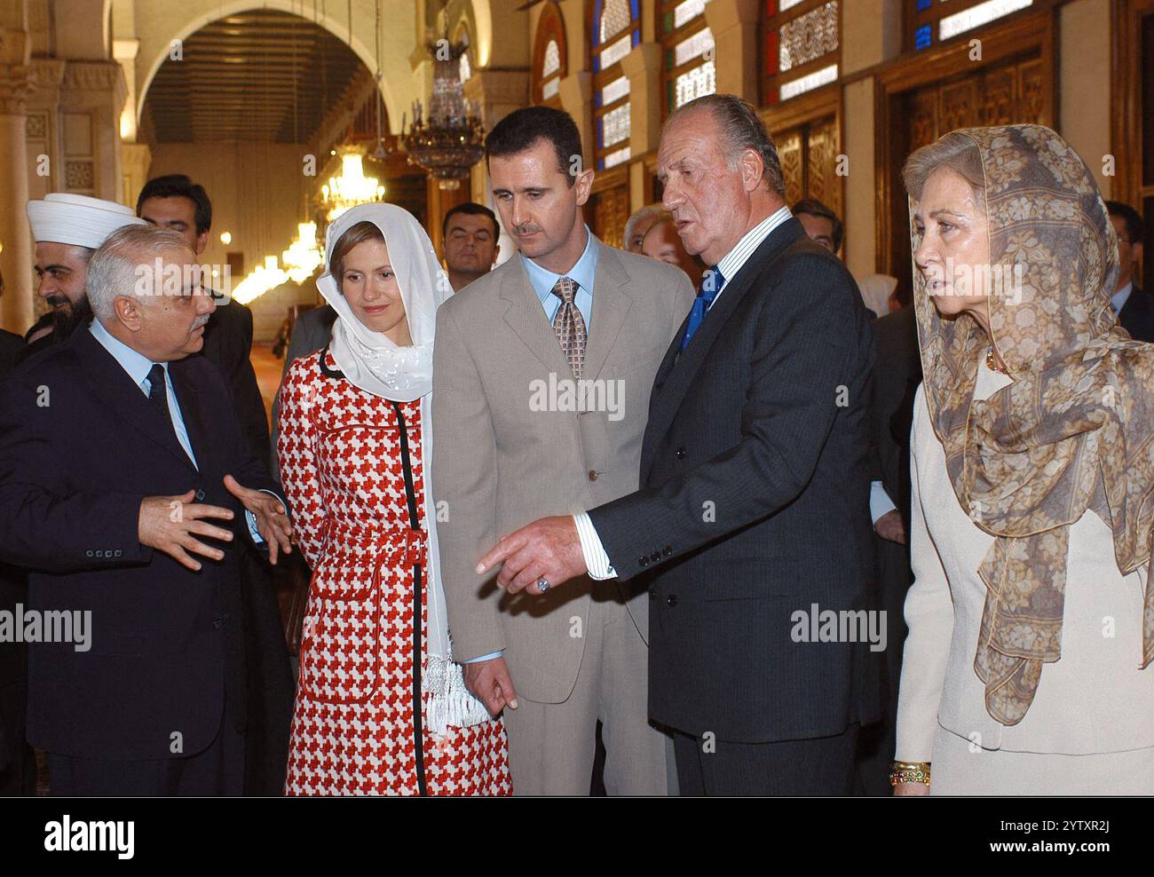 © AmmarAbd Rabbo/ABACA. 51435-9. Damascus-Syria, 20/10/2003. King Juan ...