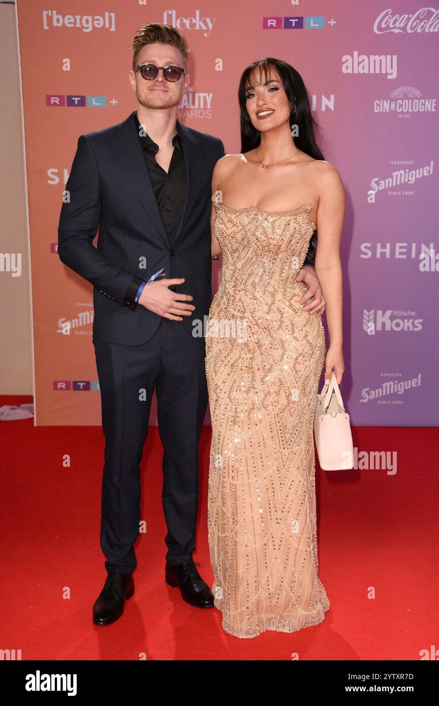 Tommy Pedroni und Paulina Ljubas bei der Verleihung der Reality Awards 2024 in den MMC Studios ...