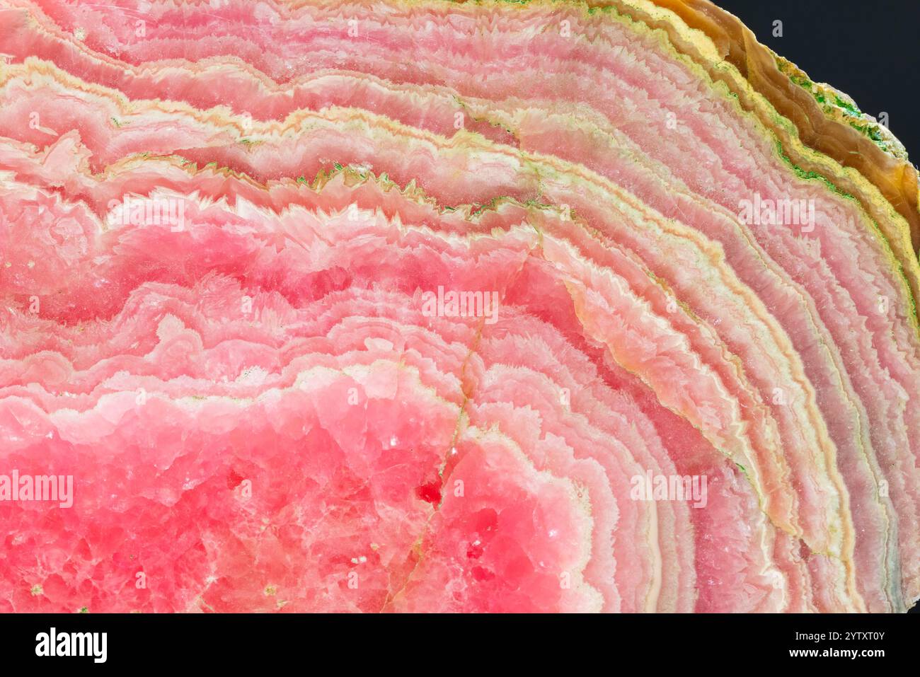 High-resolution image of rhodochrosite mineral specimen stone rock ...