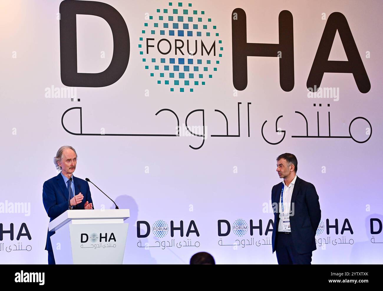 Doha Forum 2024 United Nations Special Envoy for Syria, Geir O ...