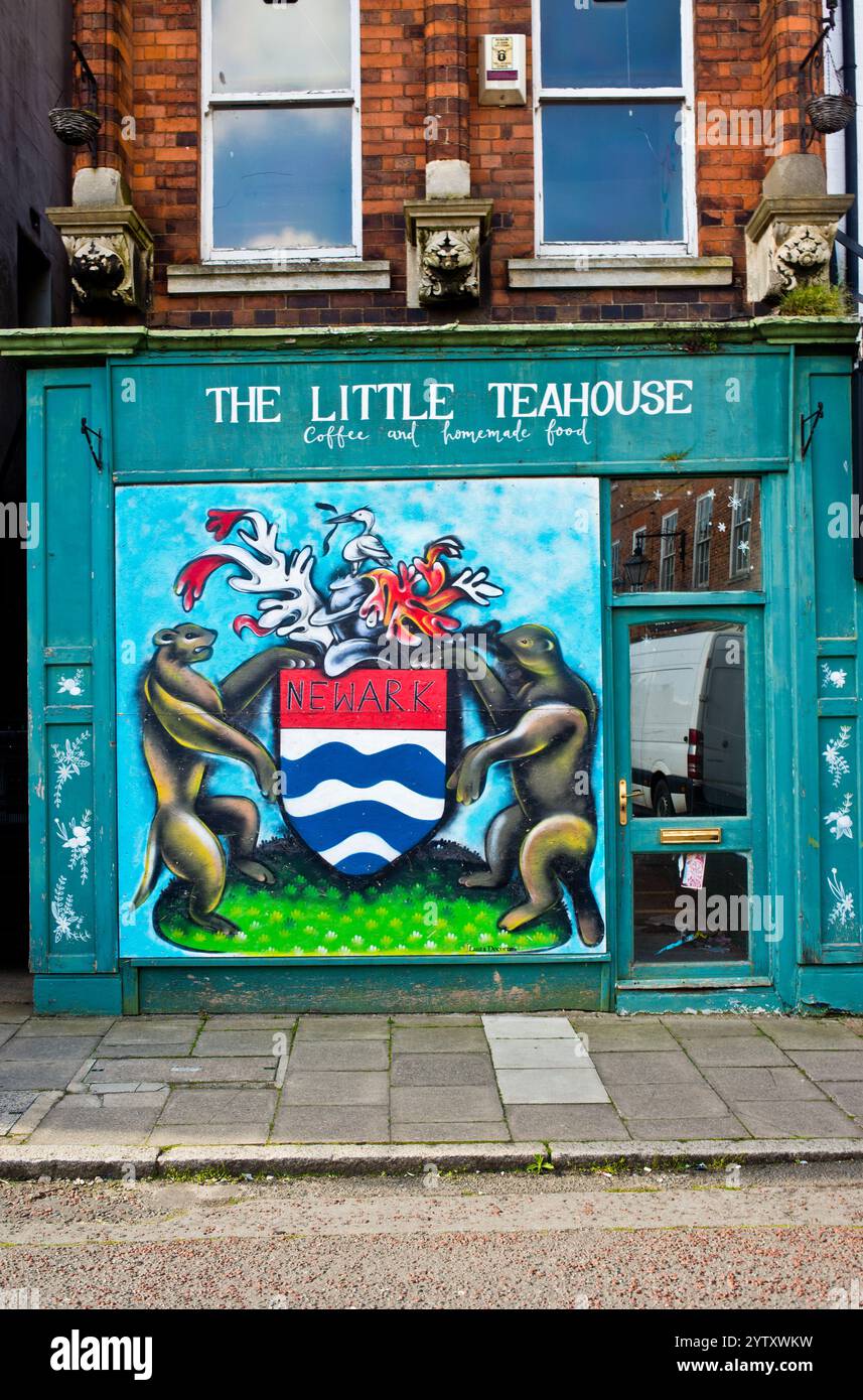 The Little Tea House, Newark on Trent, Nottinghamshire, England Stock ...