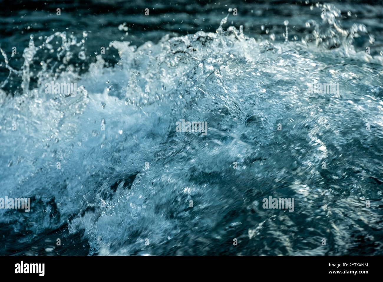Water Crashes into itself in the Hoh River in Olympic National Park ...