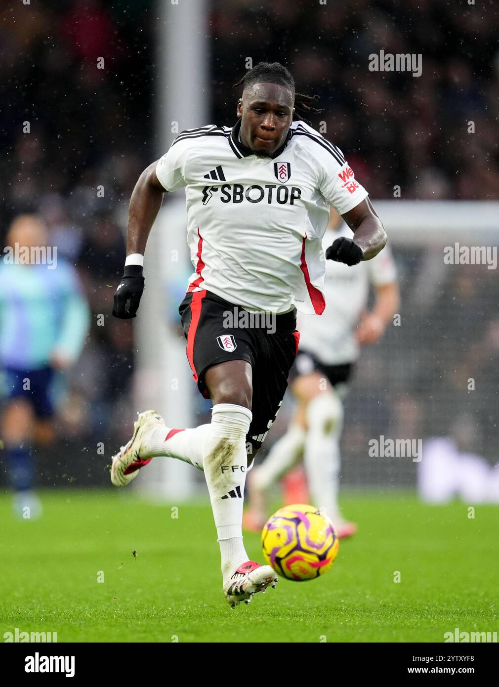 Fulham's Calvin Bassey during the Premier League match at Craven ...