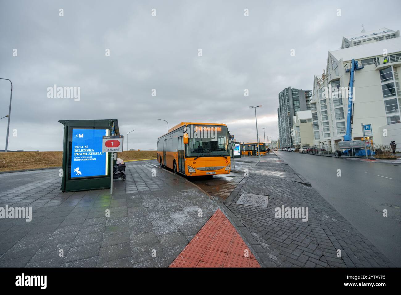 City bus reykjavík iceland hi-res stock photography and images - Alamy