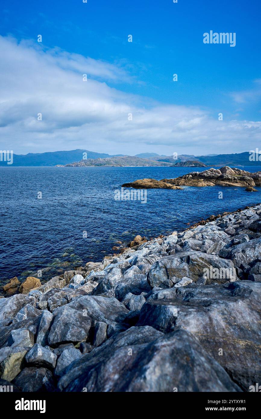 The A830 coastal road to Mallaig in Scotland Stock Photo - Alamy