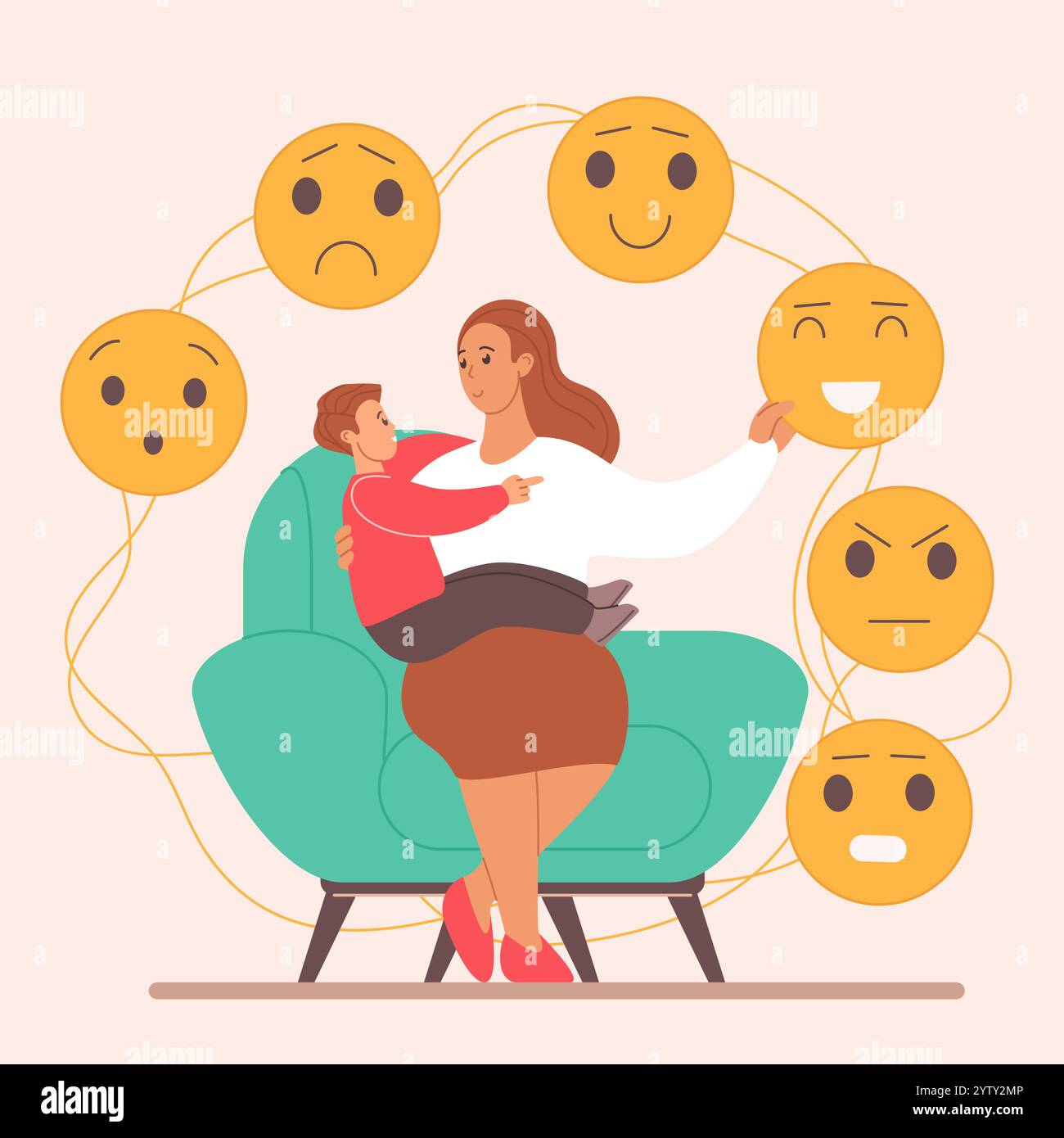 Child self expression Stock Vector Images - Alamy