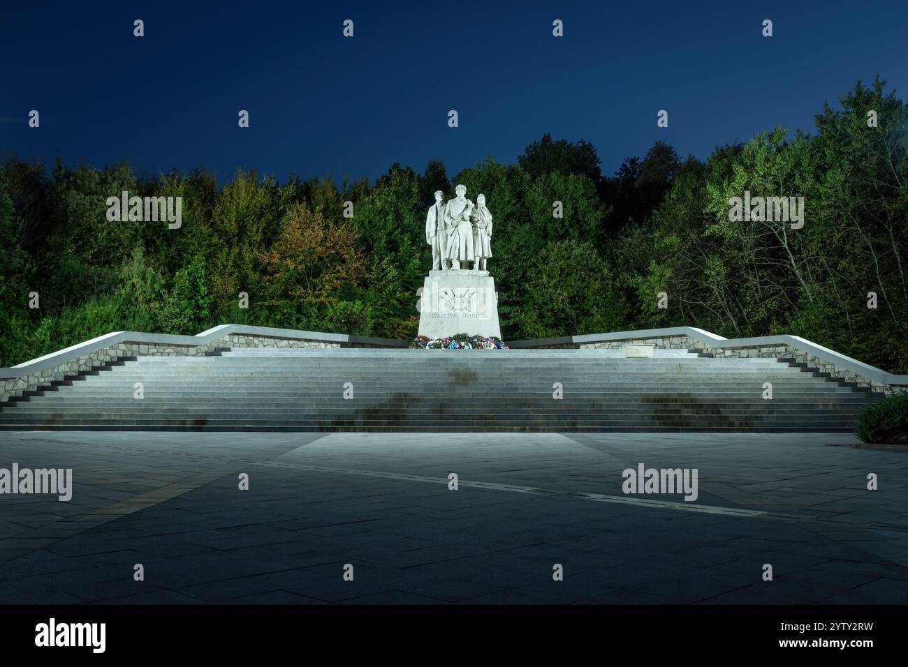 Dargov Pass – Liberation and Victory Monument in the evening. Slovakia ...