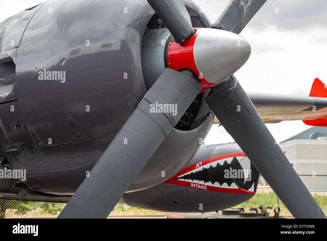 Pueblo, Colorado - Engines on the Lockheed P2V Neptune at the Pueblo ...