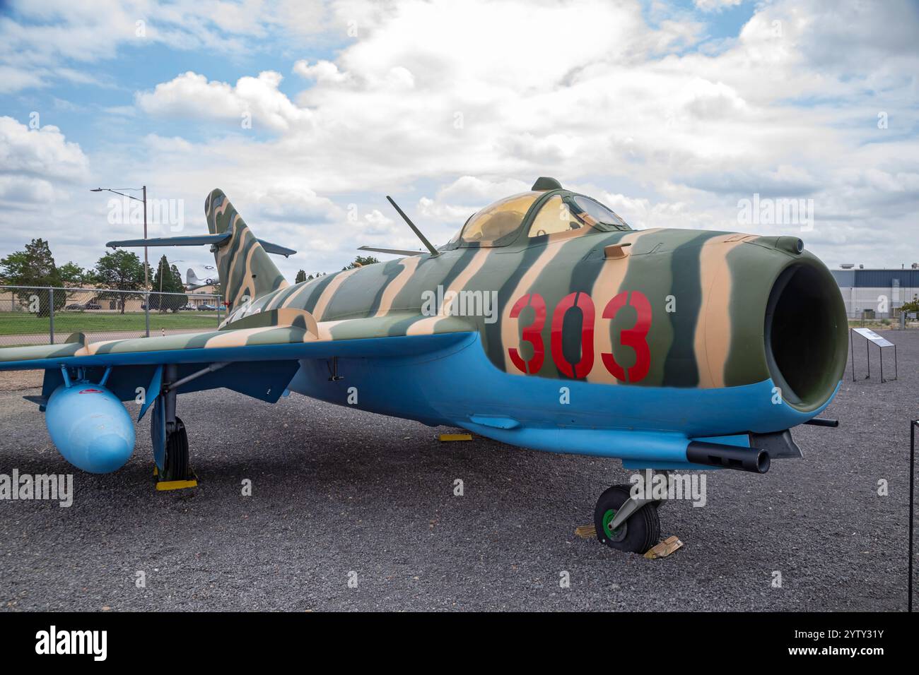 Pueblo, Colorado - A Russian MIG-17 at the Pueblo Weisbrod Aircraft ...