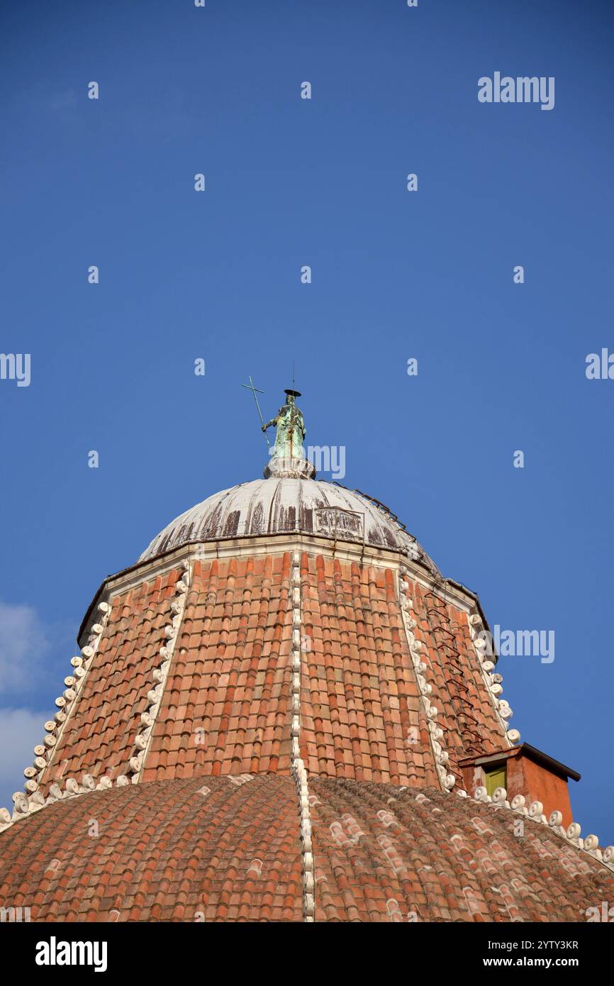 The Pisa Baptistery of St. John, Italy, sunny summer day Stock Photo ...