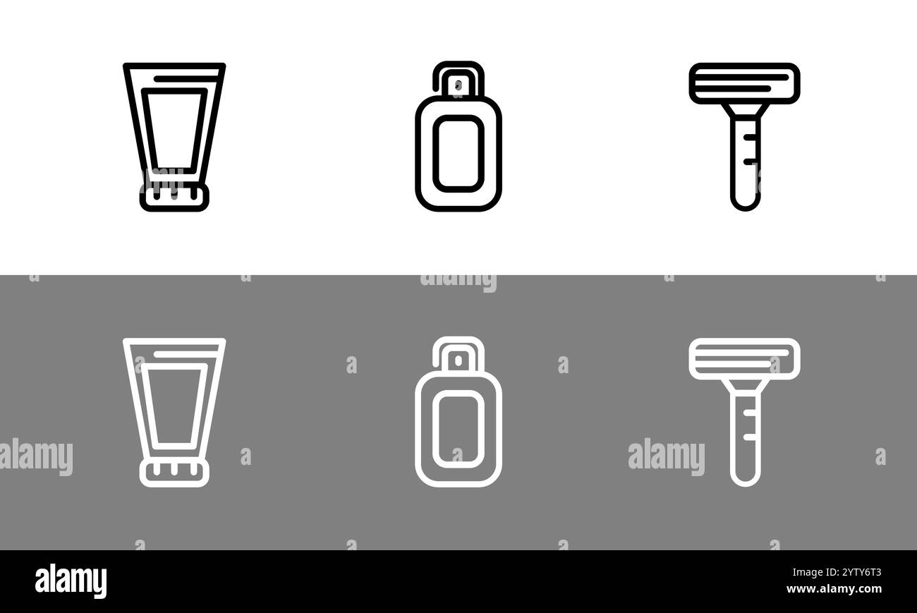 Hygiene symbol set - flat hygiene treatment symbols Stock Vector Image ...
