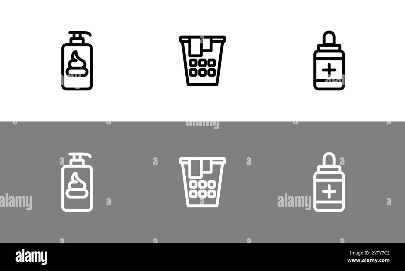Bathroom symbol set - flat bathroom symbols Stock Vector Image & Art ...