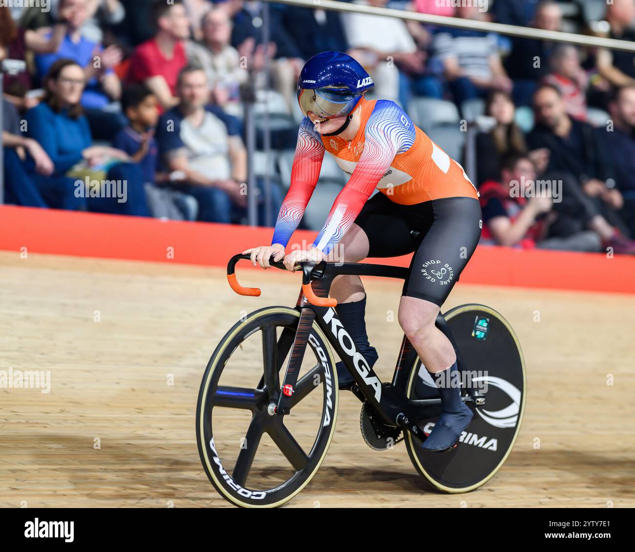 LONDON, UNITED KINGDOM. 07 Dec, 24. during 2024 UCI Track Champions League at Lee Valley ...