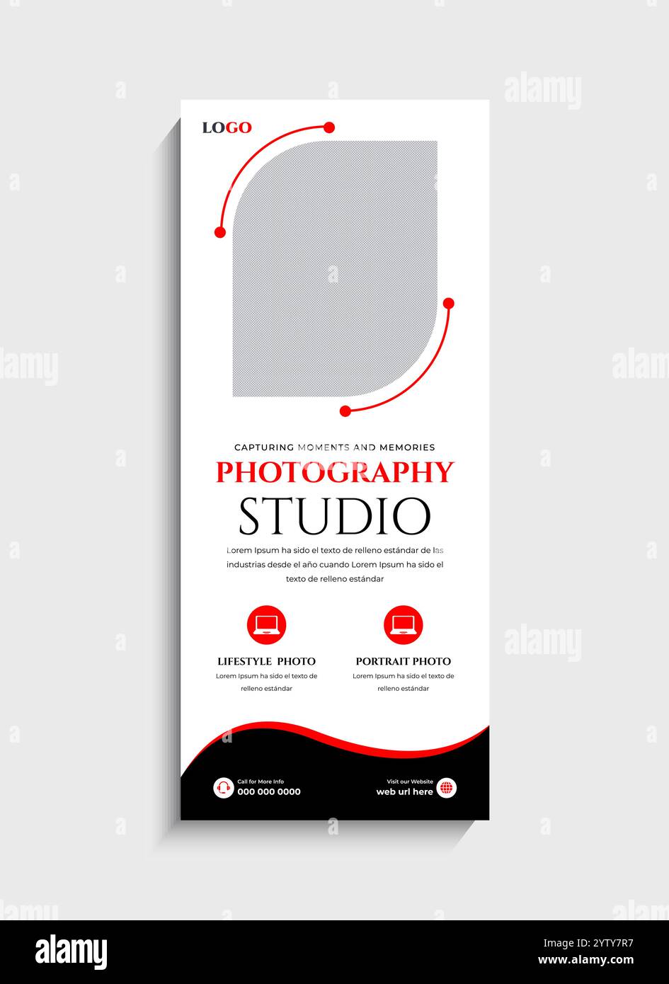 Standee template hi-res stock photography and images - Alamy