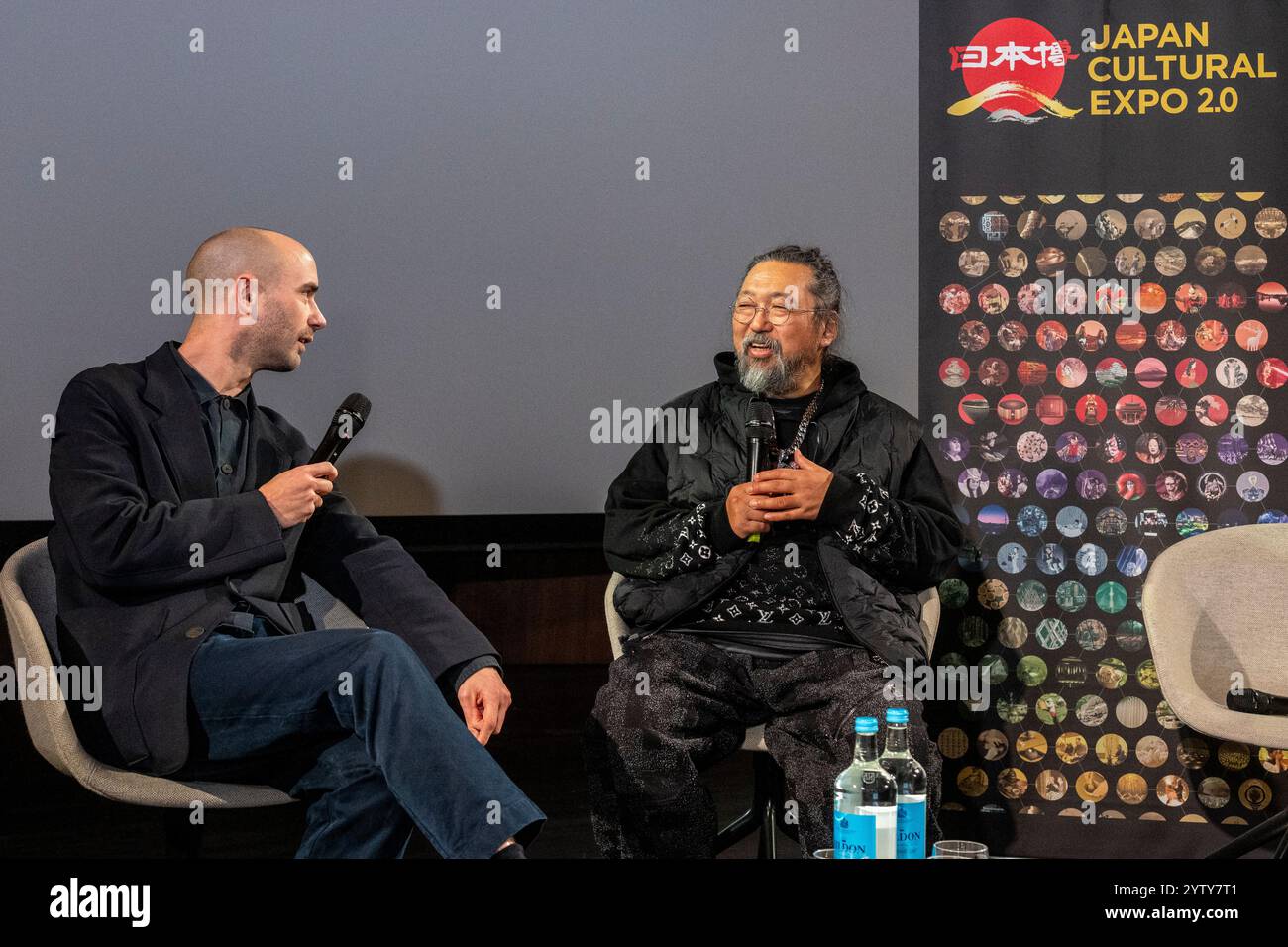 London, UK. 8 December 2024. (R) World-renowned contemporary artist ...