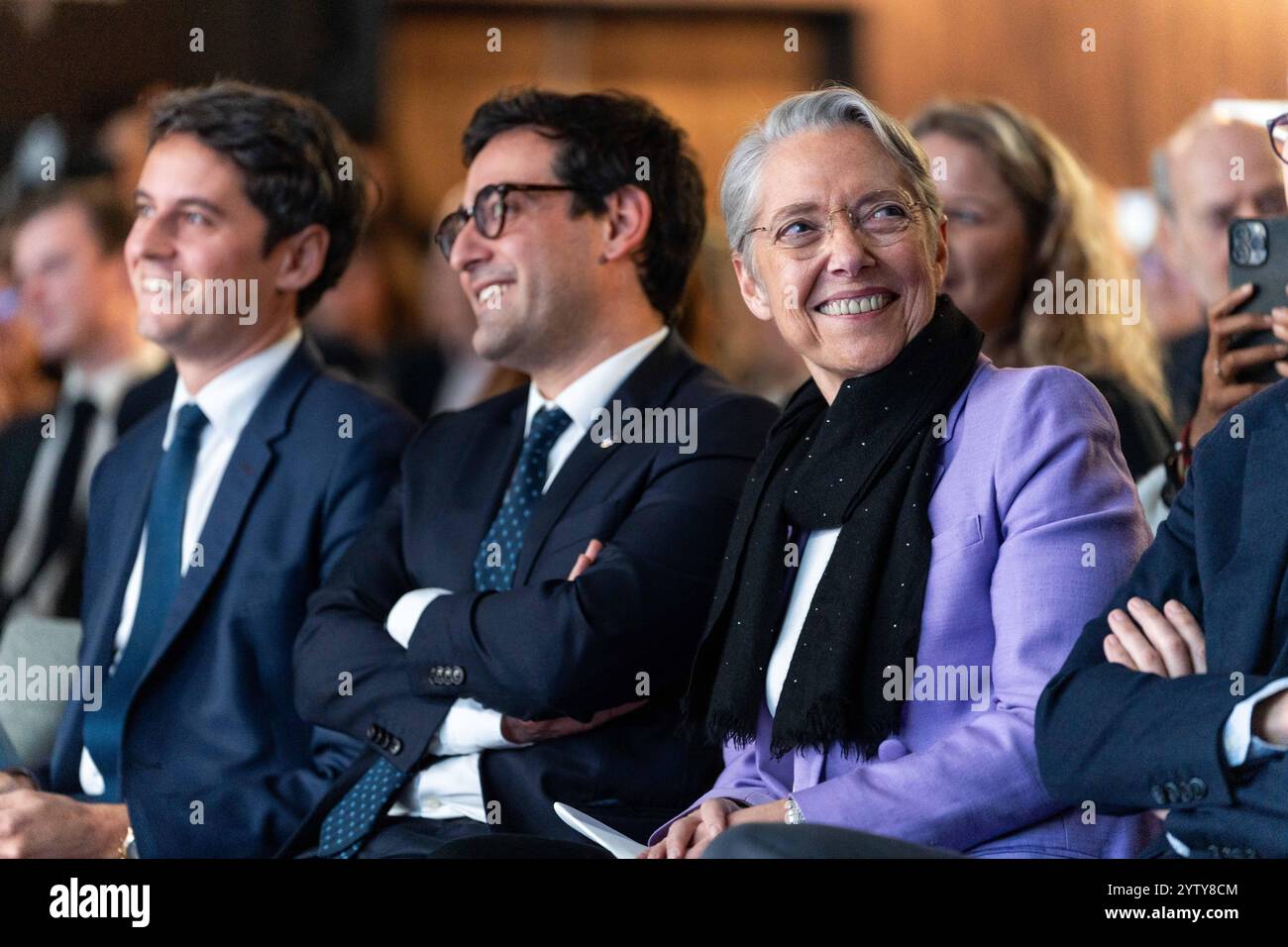Gabriel Attal, General Secretary of the French Renaissance party ...