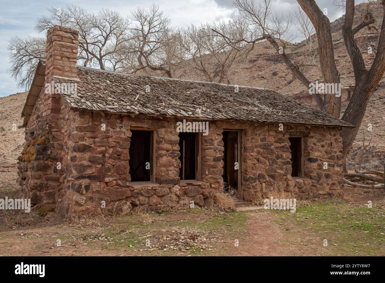 The historic Walker Cabin in western Colorado's Dominguez-Escalante ...