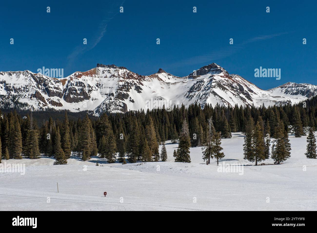 Yellow Mountain and its associated peaks in Colorado's San Juan ...
