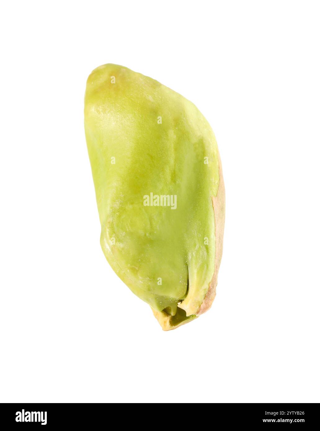 One peeled pistachio nut isolated on white Stock Photo - Alamy