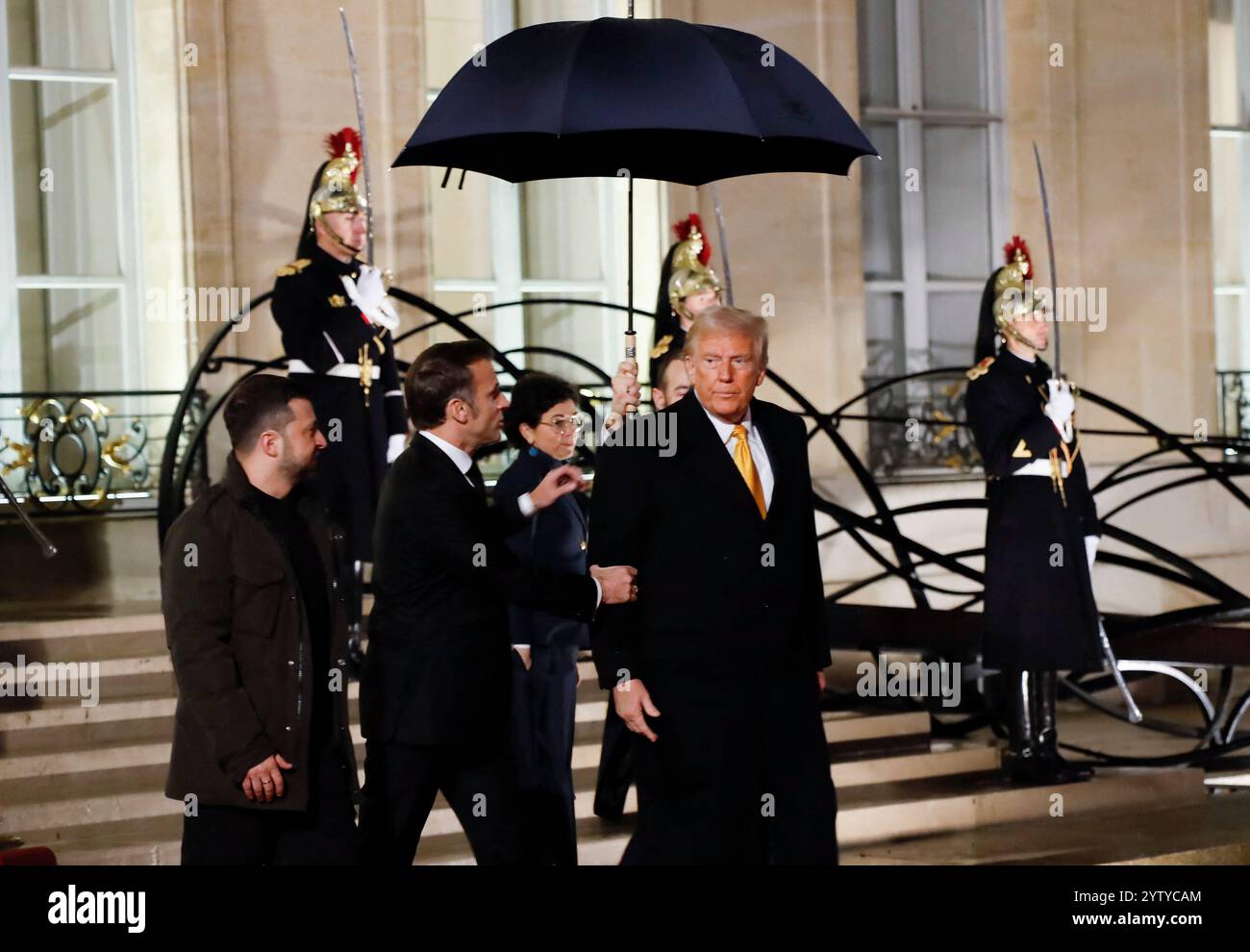 Paris, France. 07th Dec, 2024. France's President Emmanuel Macron ...