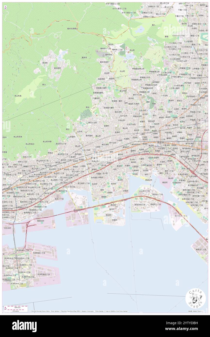 Uchidekozuchicho, Ashiya Shi, JP, Japan, Hy?go, N 34 43' 56'', N 135 18 ...