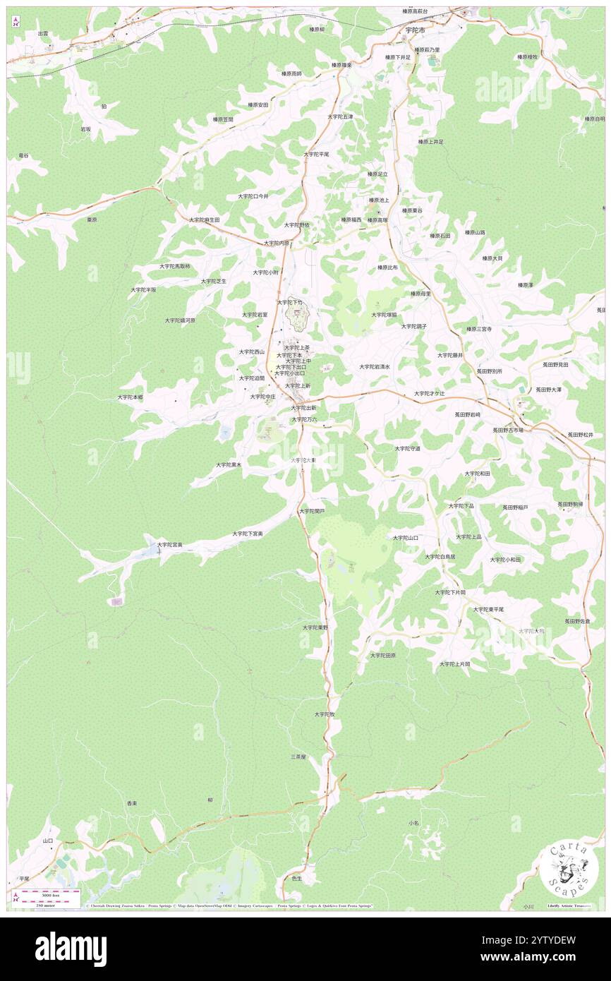 Ouda-daito, Uda Shi, JP, Japan, Nara, N 34 28' 7'', N 135 56' 3'', map ...