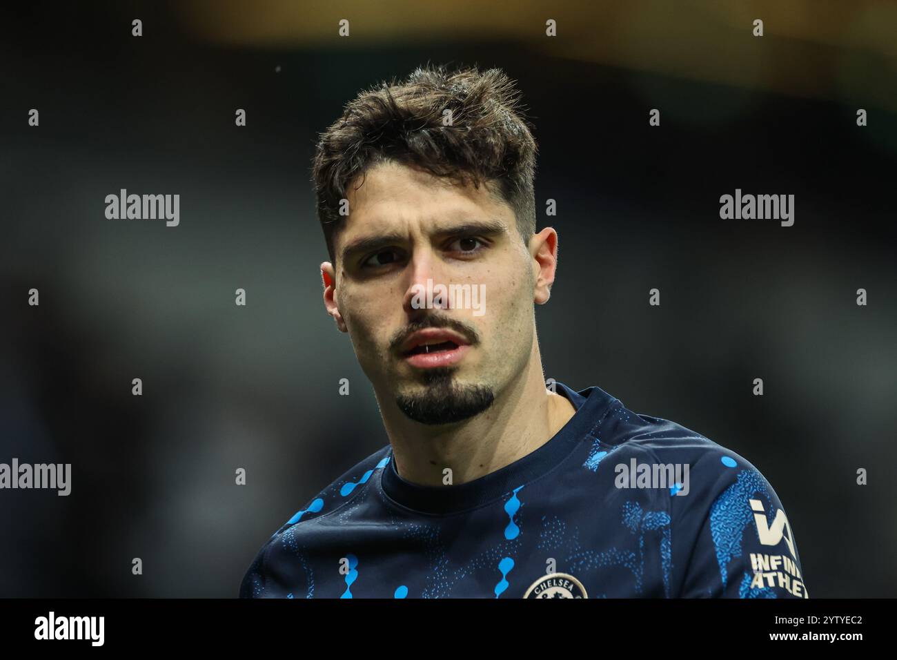 Pedro Neto of Chelsea during the pre-game warmup ahead of the Premier ...