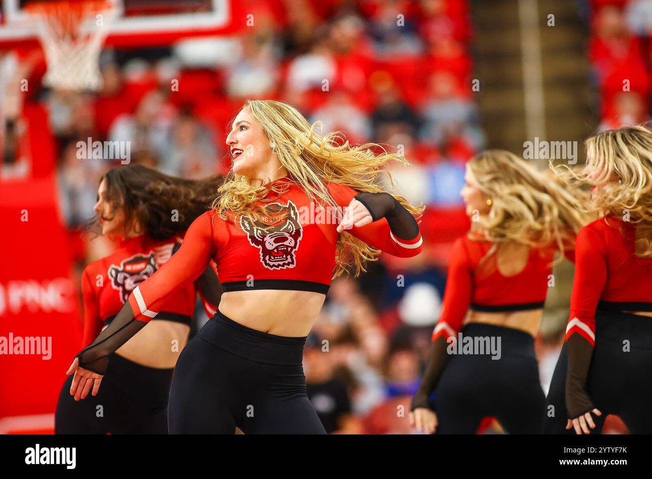 December 7, 2024: Nc State dance team. NCAA basketball game between ...