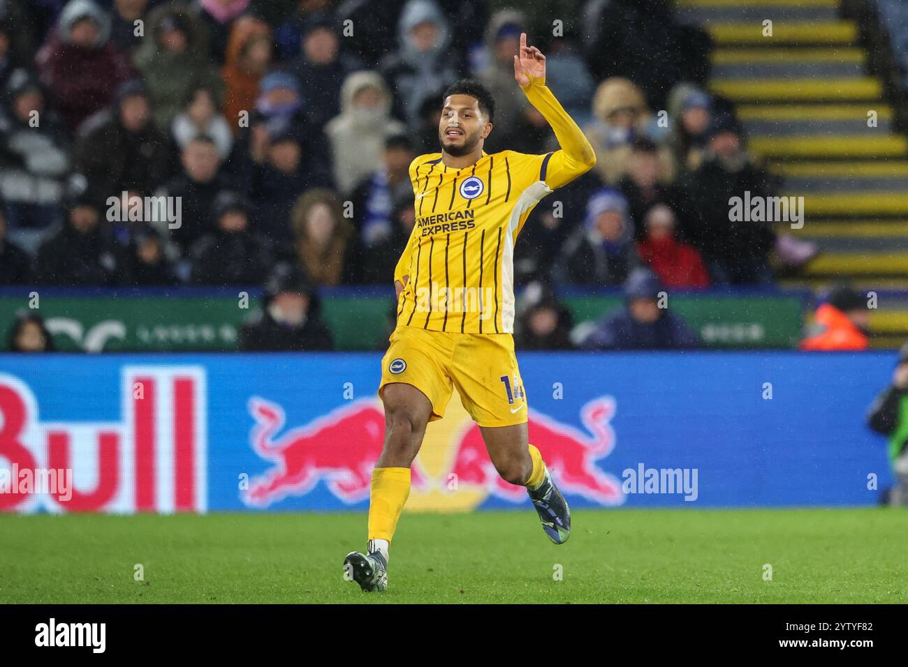 Georginio Rutter of Brighton & Hove Albion reacts during the Premier ...