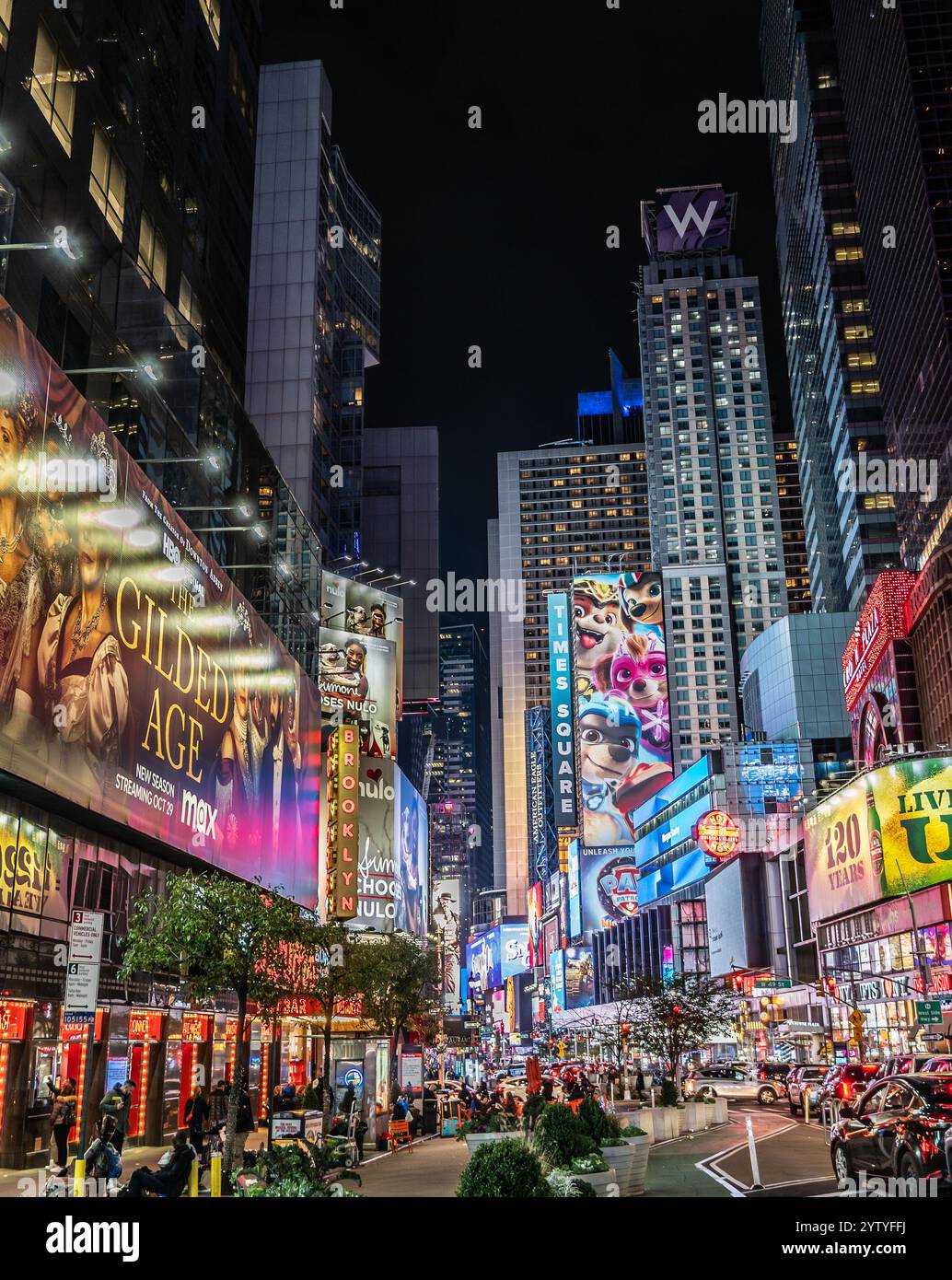 Times Square at night Stock Photo - Alamy