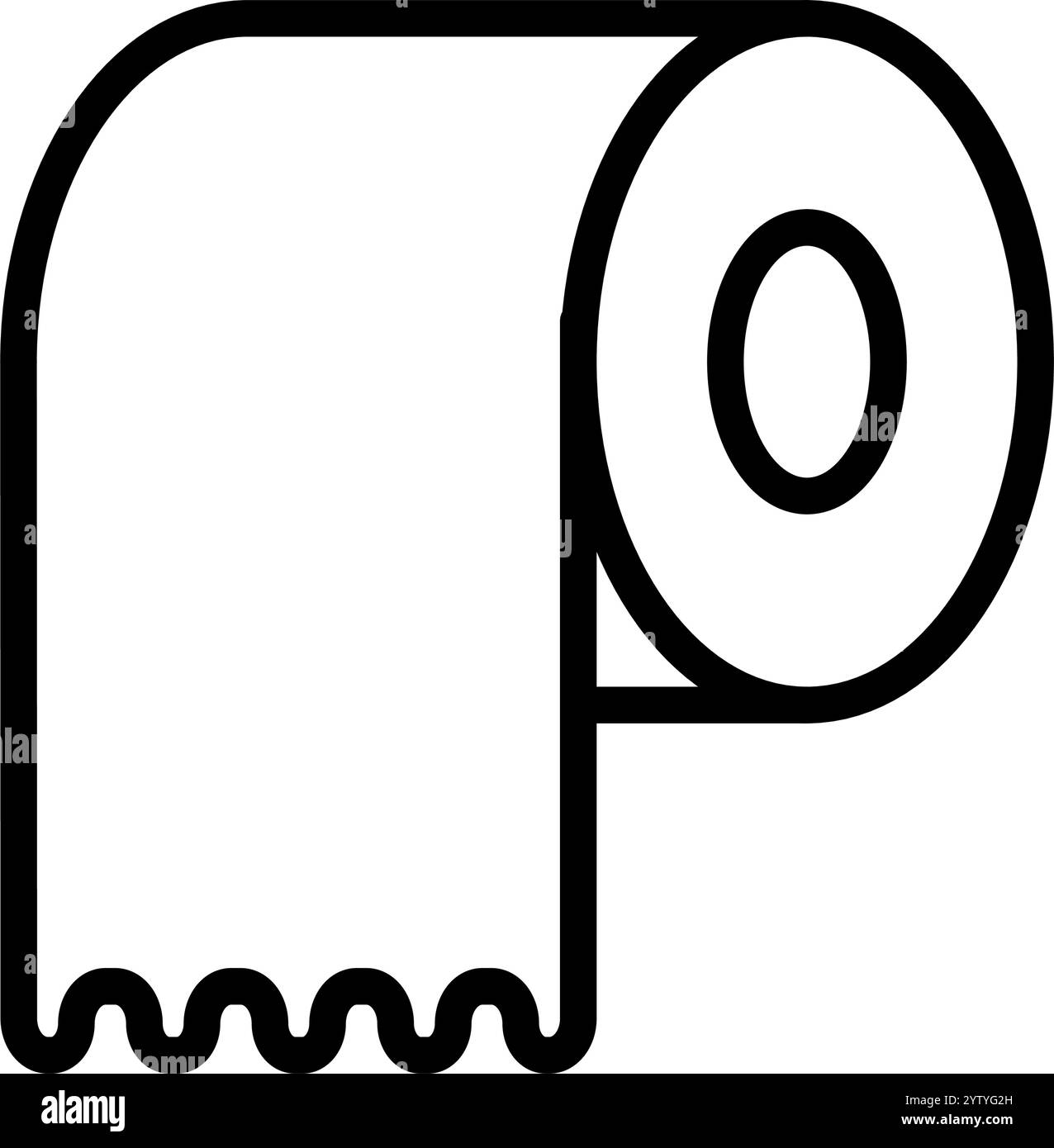 Toilet paper - vector icon Stock Vector Image & Art - Alamy