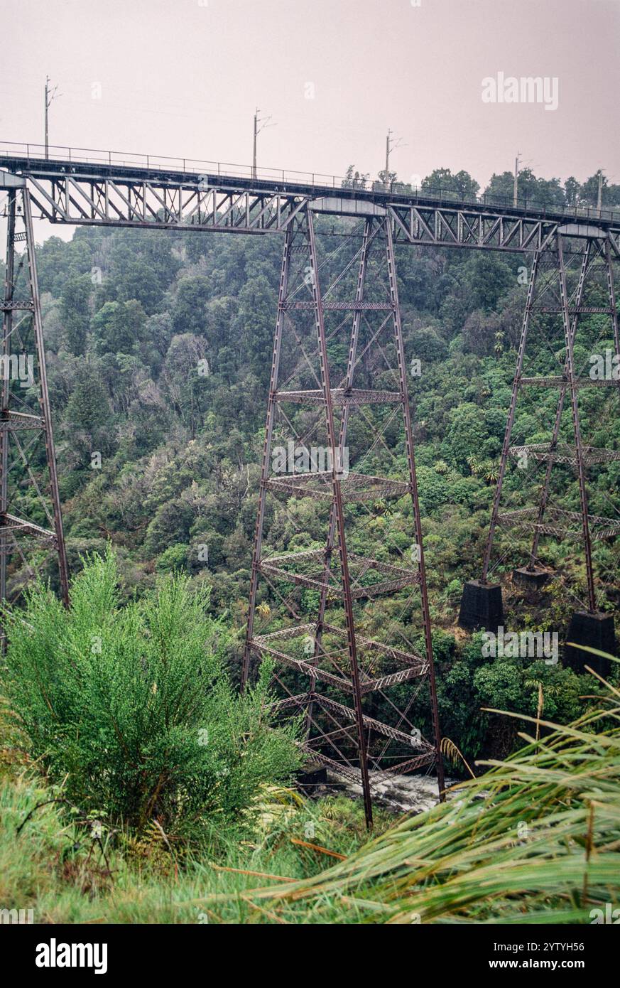 Formerly the tallest viaduct in new zealand hi-res stock photography ...