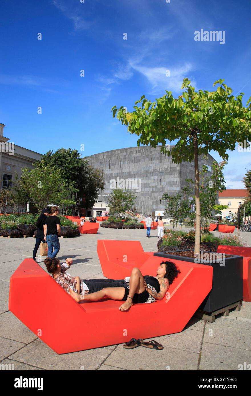 Museum of Modern Art, Museumsquarter, Vienna, Austria Stock Photo - Alamy