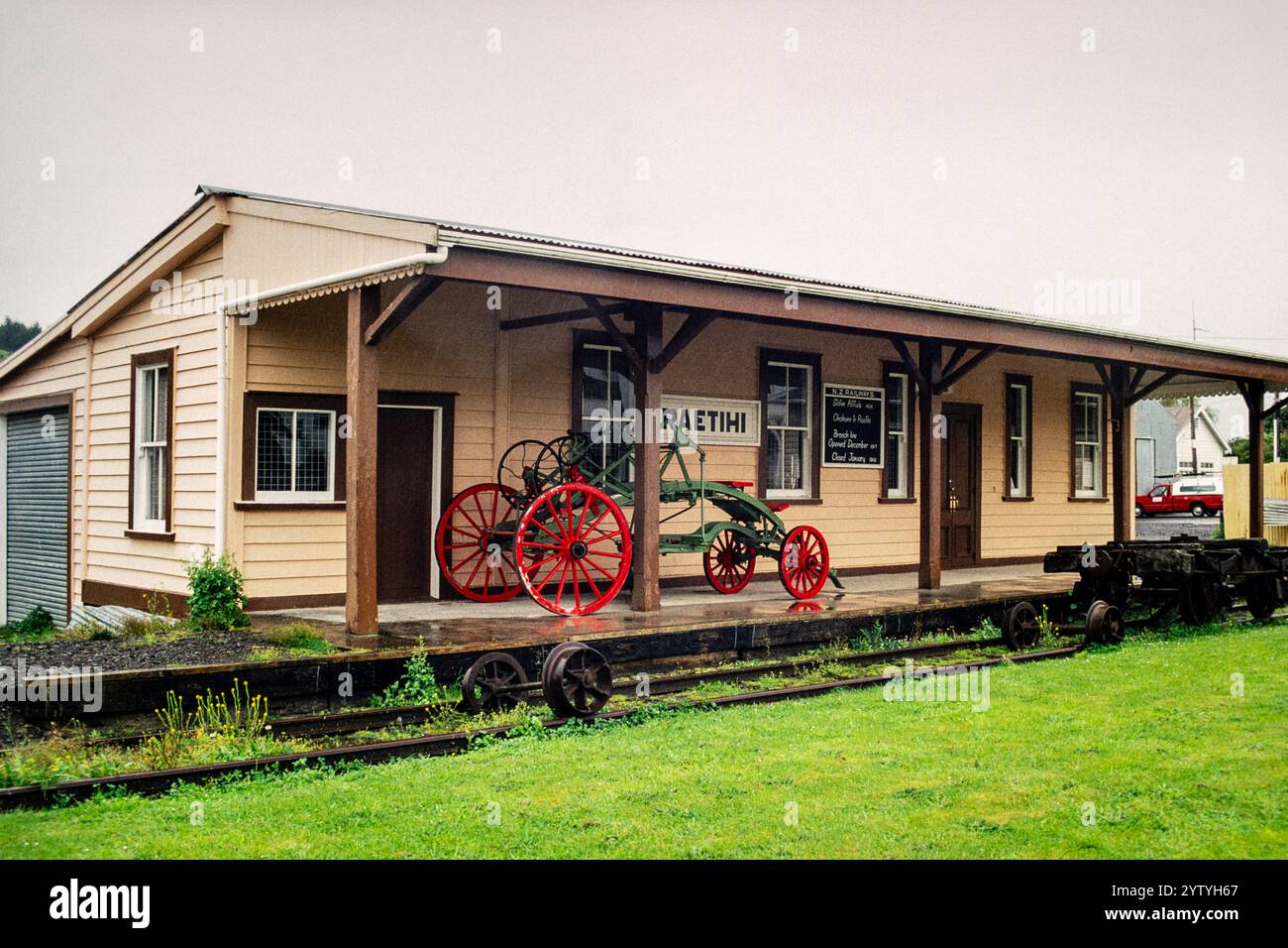 Waimarino Museum in the old railway station in Raetihi, a small town in ...
