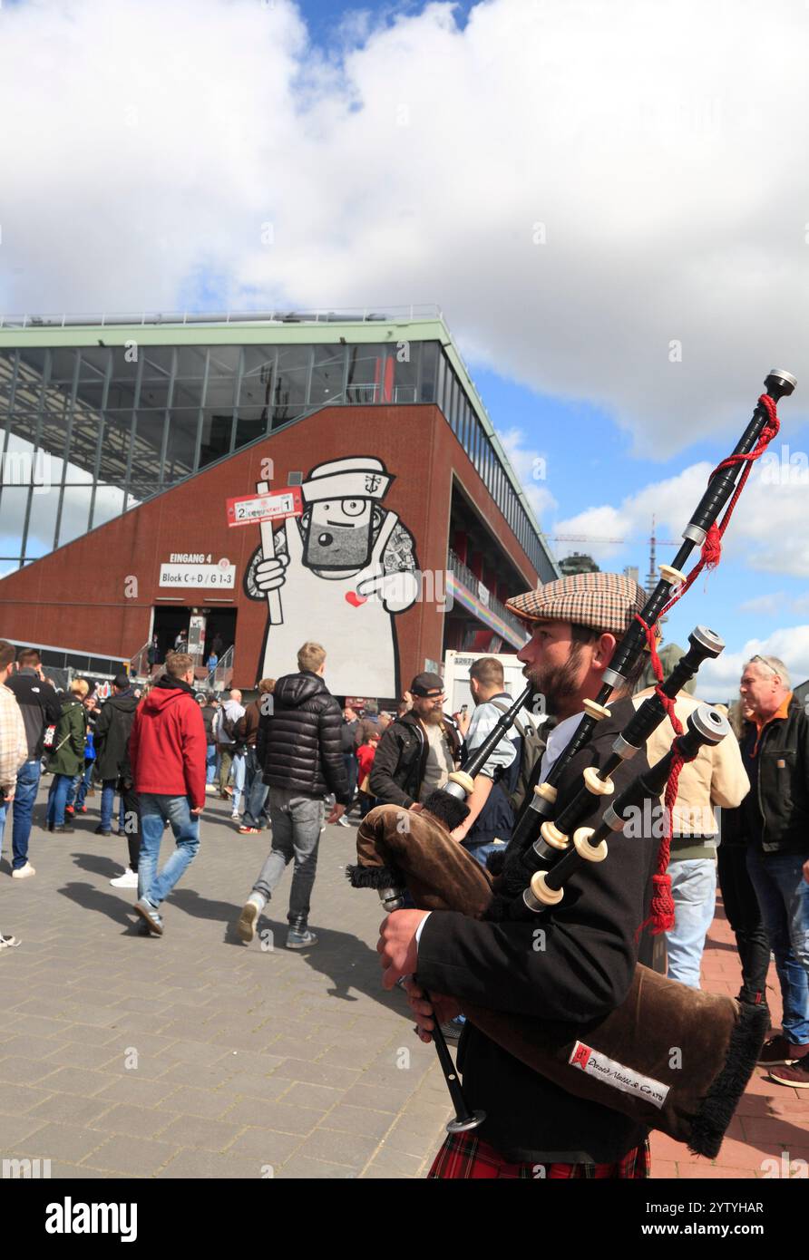 Piper at Millerntor Stadium, FC. St. Pauli, Hamburg, Germany Stock ...