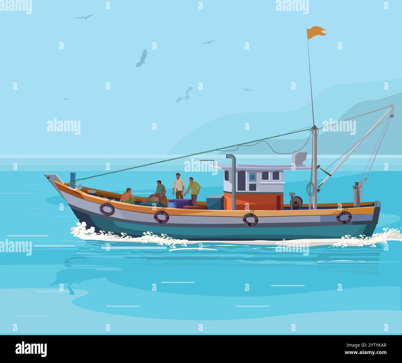 Indian boats Stock Vector Images - Alamy
