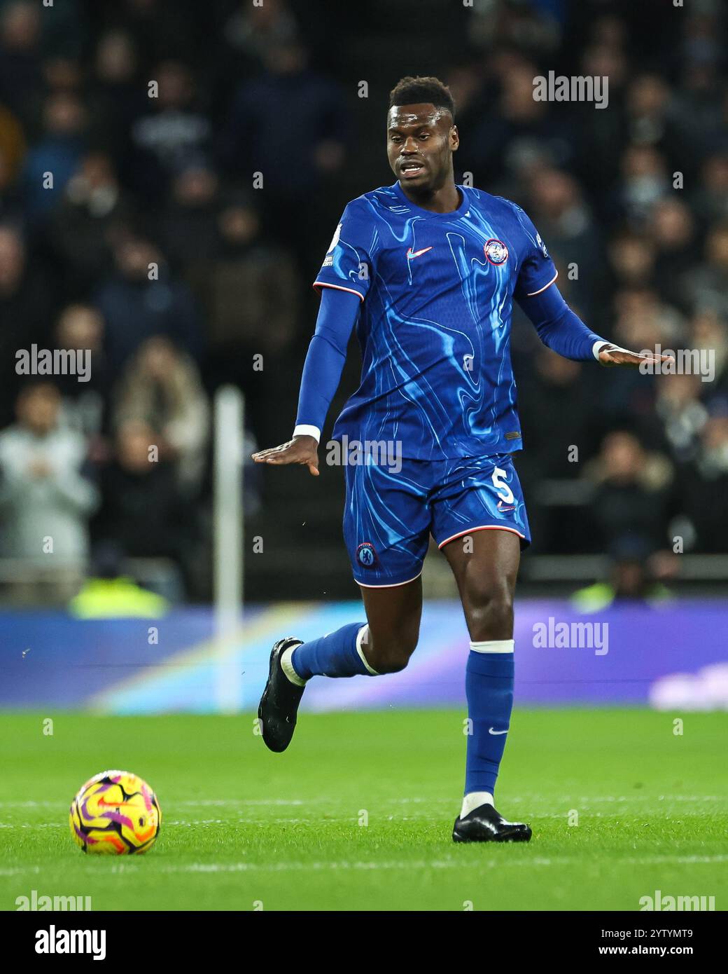 Benoît Badiashile of Chelsea during the Premier League match Tottenham ...