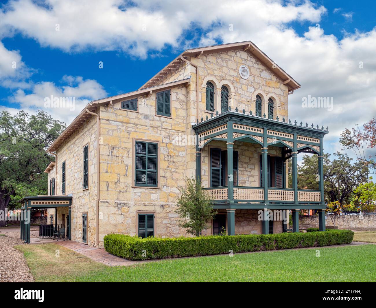 The Anton Wulff House, an Italianate style mansion in the King William ...