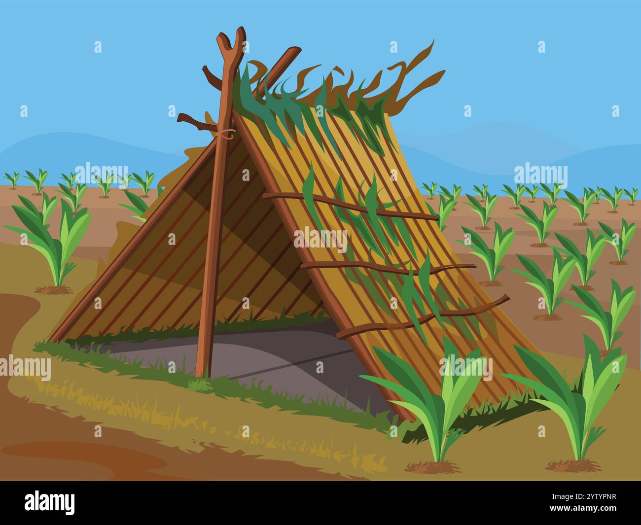 Middle plantation Stock Vector Images - Alamy