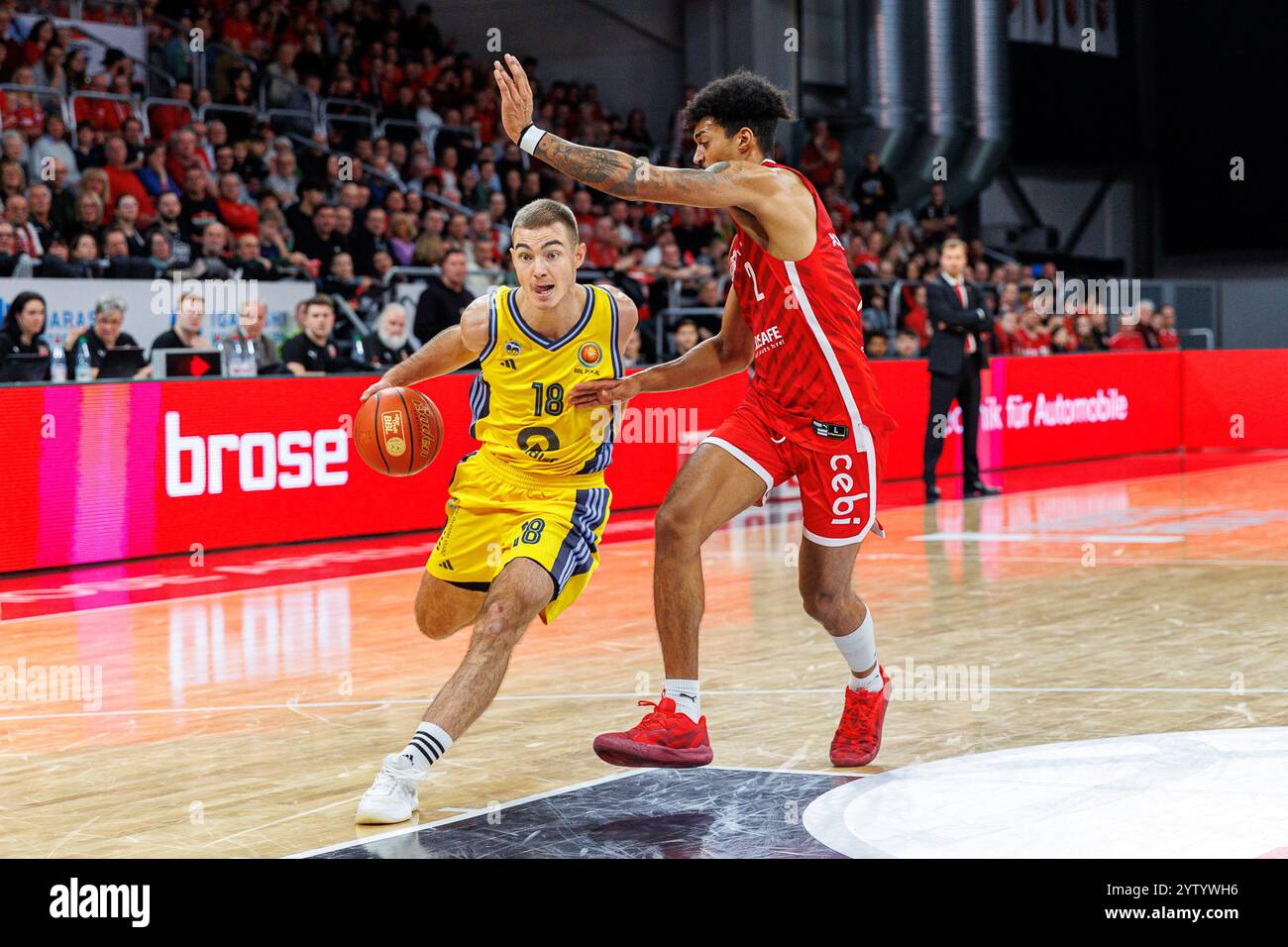 Ziga Samar (ALBA Berlin, #18), Ibrahim Watson-Boye (Bamberg Baskets ...