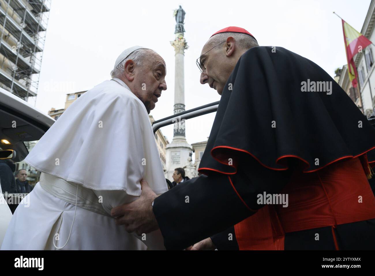 Rome, Italy. 08th Dec, 2024. **NO LIBRI** Italy, Rome, 2024/12/8 . Pope ...