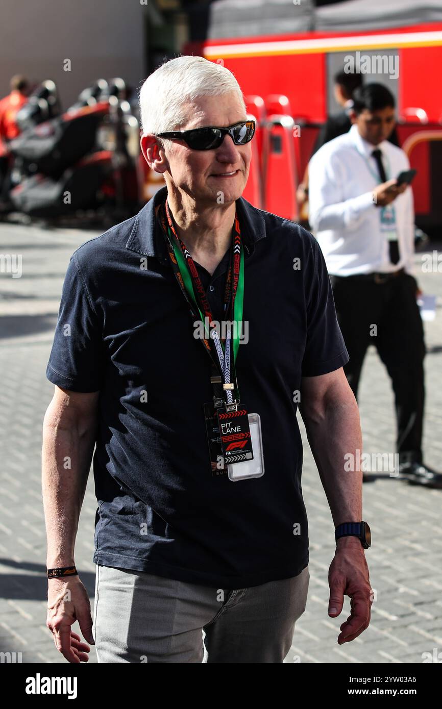 Tim Cook chief executive officer of Apple portrait during the Formula 1 ...