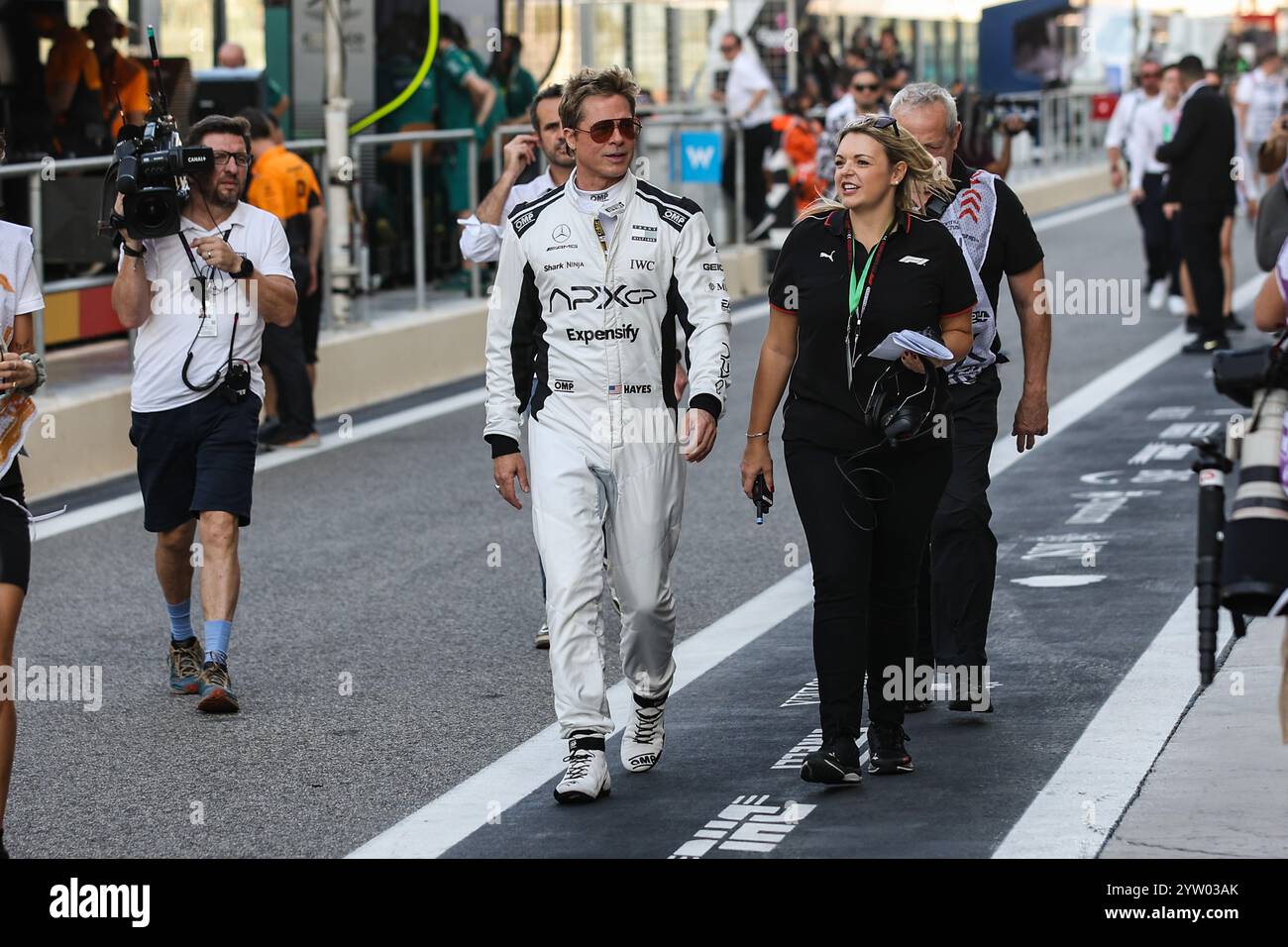 PITT Brad (USA), actor playing Sonny Hayes, driver of the fictional APX ...