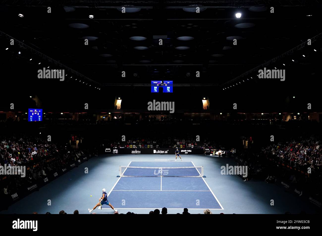 Australia's Alex de Minaur during his match against Denmark's Holger ...