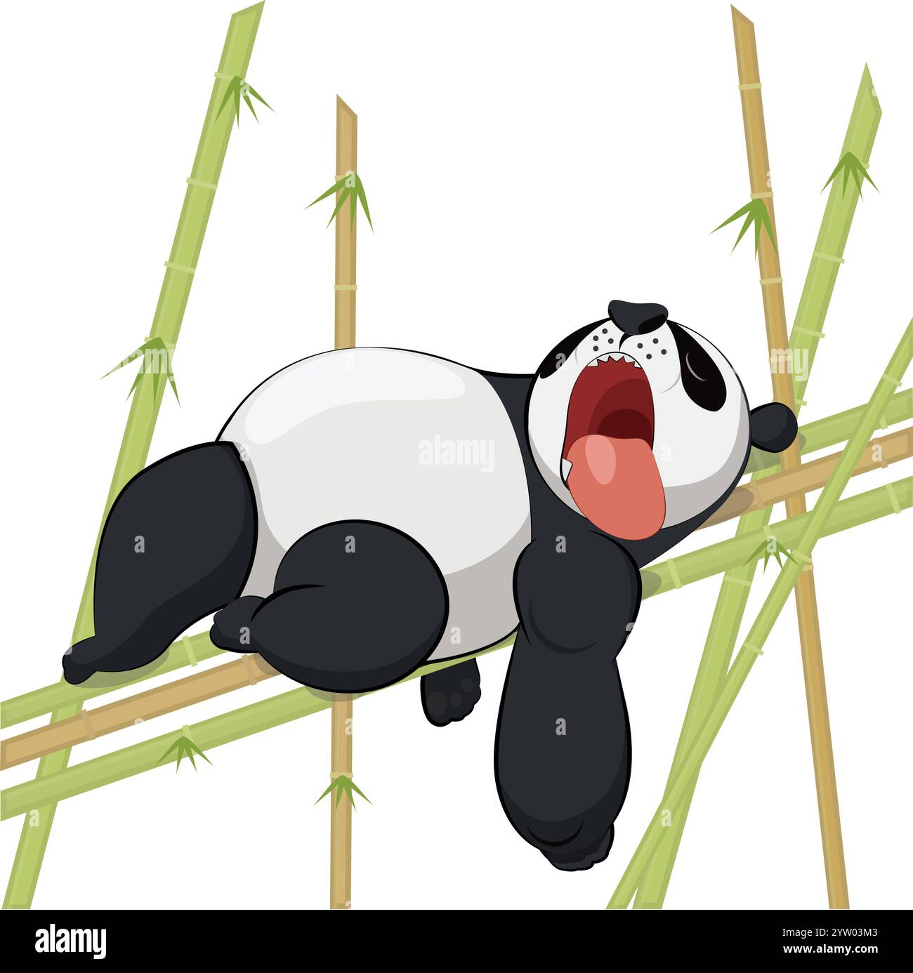 Sleeping panda illustration Stock Vector Image & Art - Alamy