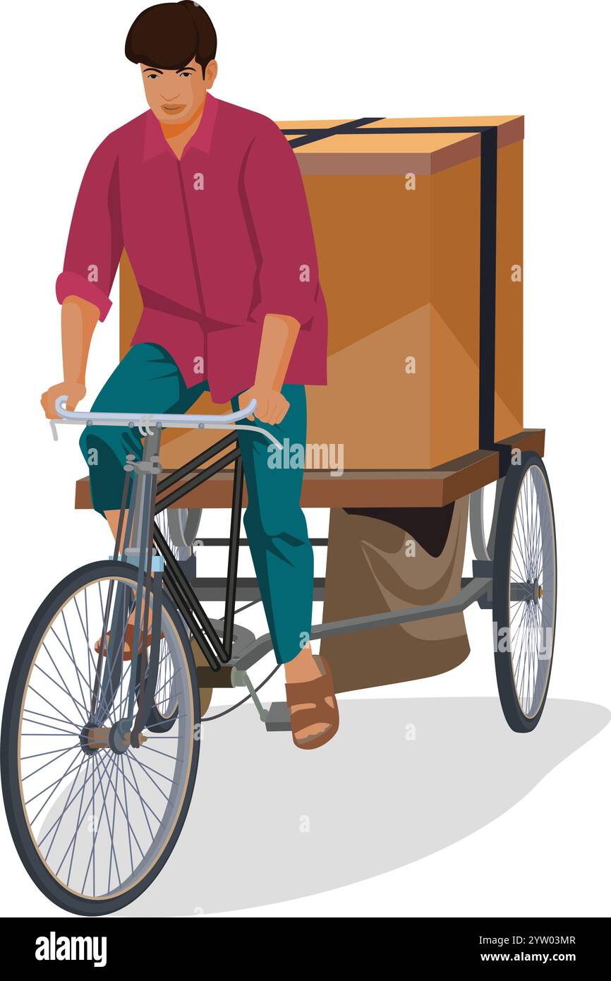 Tourist man on old Stock Vector Images - Alamy