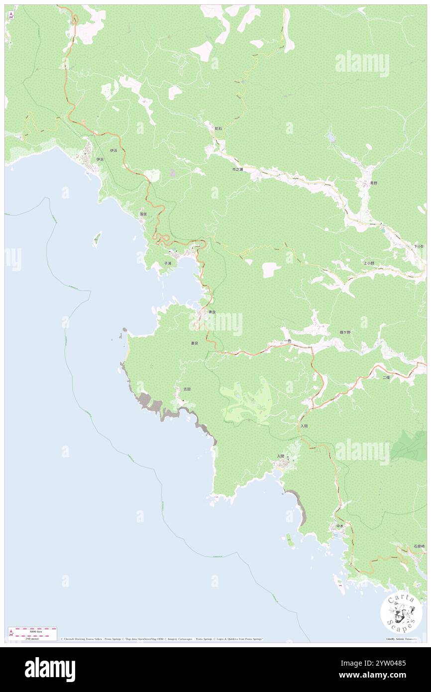 Mera, Kamo-gun, JP, Japan, Shizuoka, N 34 39' 24'', N 138 47' 39'', map ...