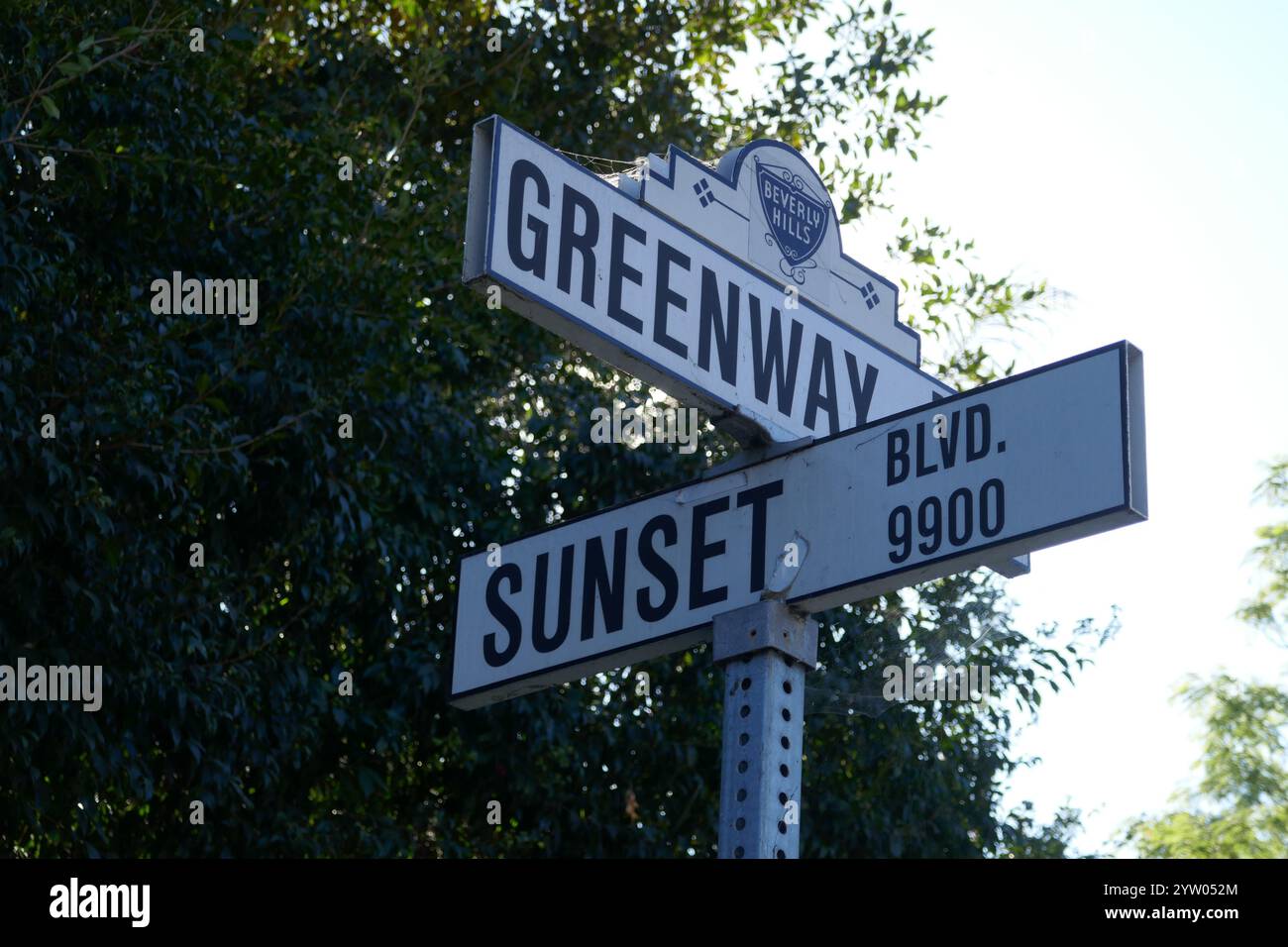 Beverly Hills, California, USA 7th December 2024 Greenway Drive and ...