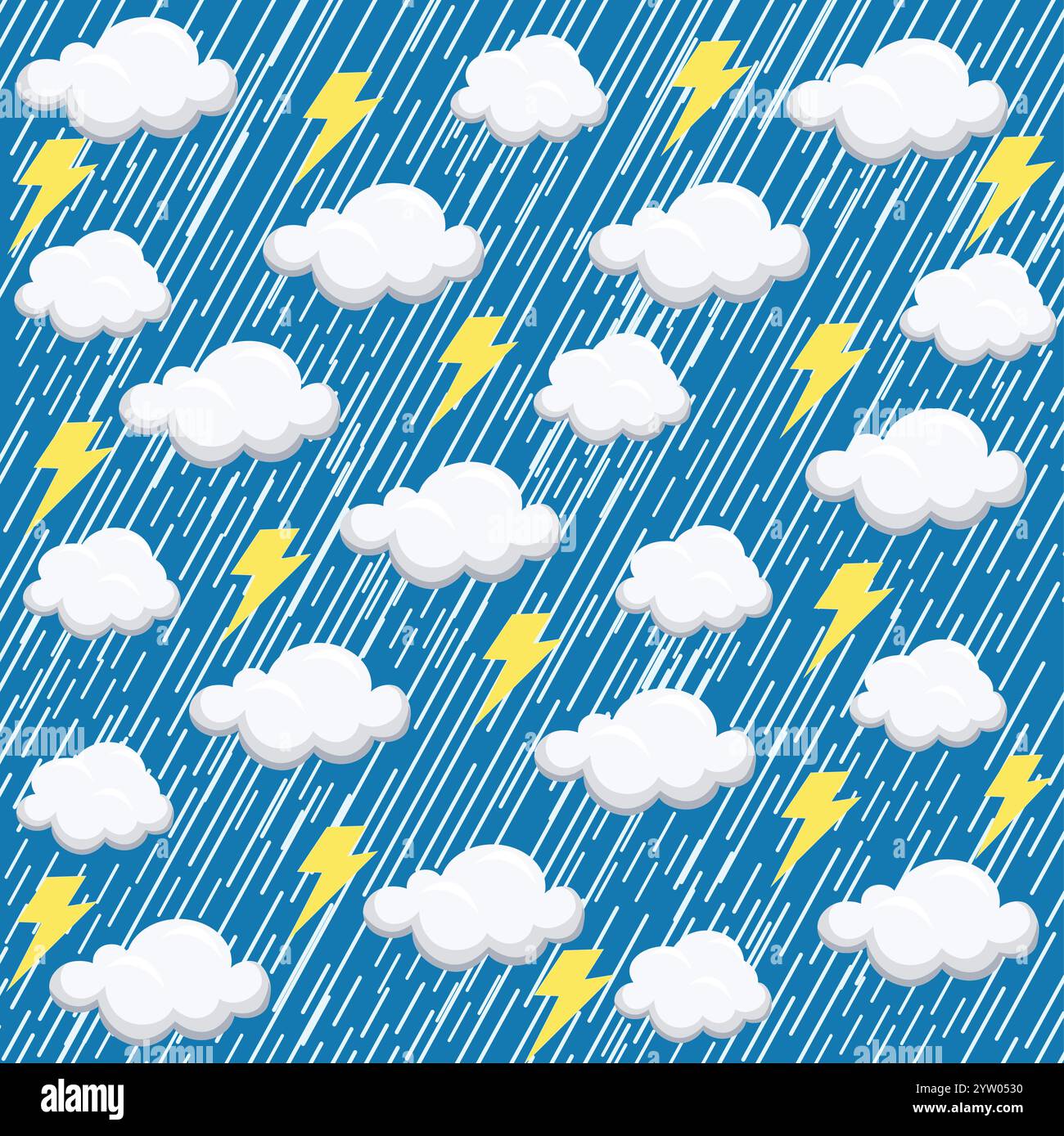 cloud and rain texture vector illustration Stock Vector Image & Art - Alamy